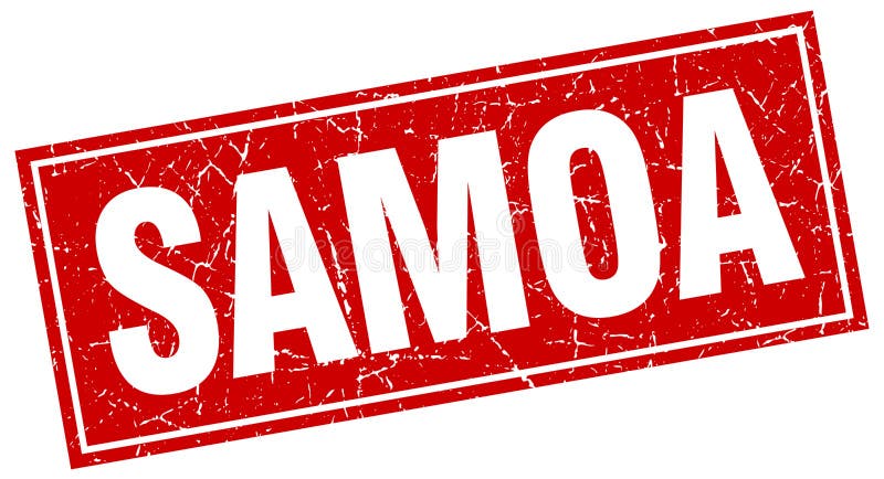 Samoa stamp stock vector. Illustration of texture, samoa - 125218295