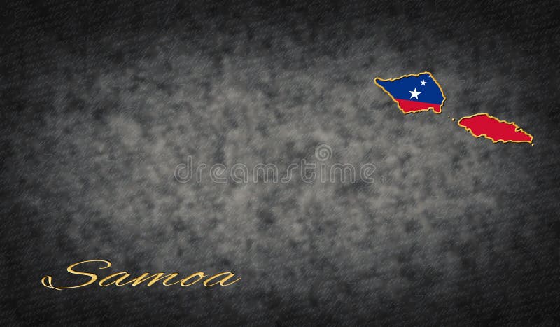 Samoa Symbols, Map of Samoa Stock Photo - Image of language, polynesia ...