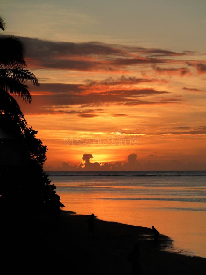 Samoan Beach Sunset Stock Photos - Free & Royalty-Free Stock Photos ...