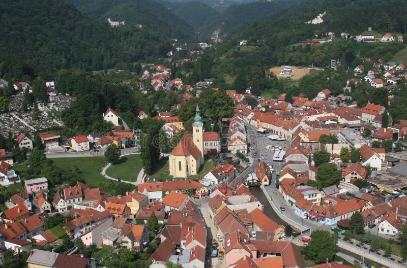 Samobor stock photo. Image of postcard, scenery, church - 11059816