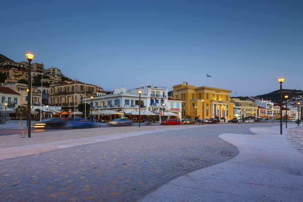 Samos island in Greece. editorial photo. Image of greek - 91085541