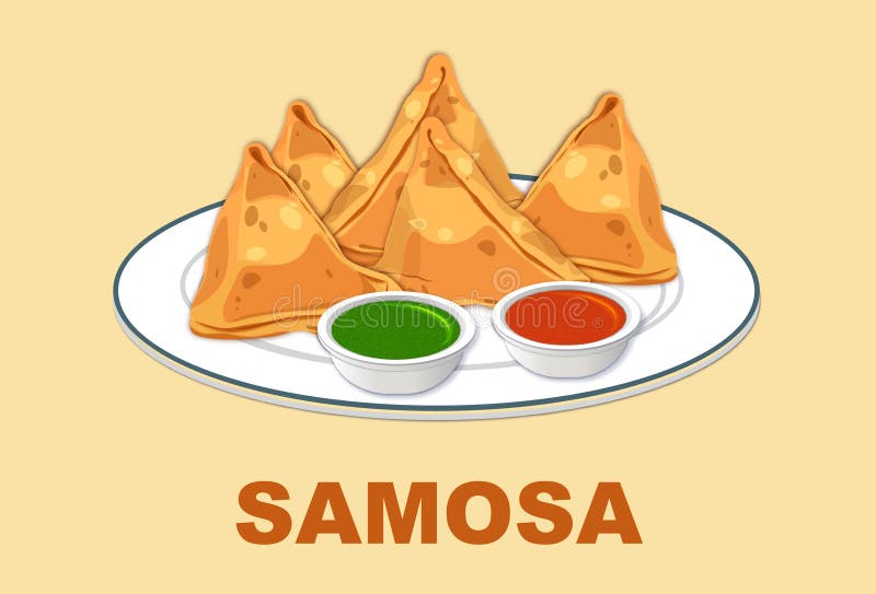 Spicy Samosa Stock Illustrations – 511 Spicy Samosa Stock Illustrations ...