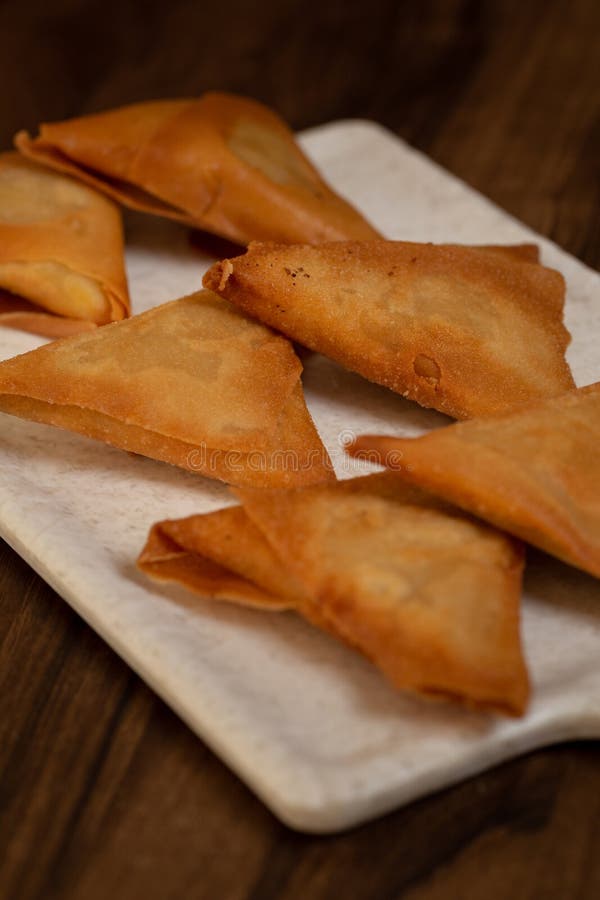 Samosa Also Known by "chamua" is Typical Fried Appetizer from African ...