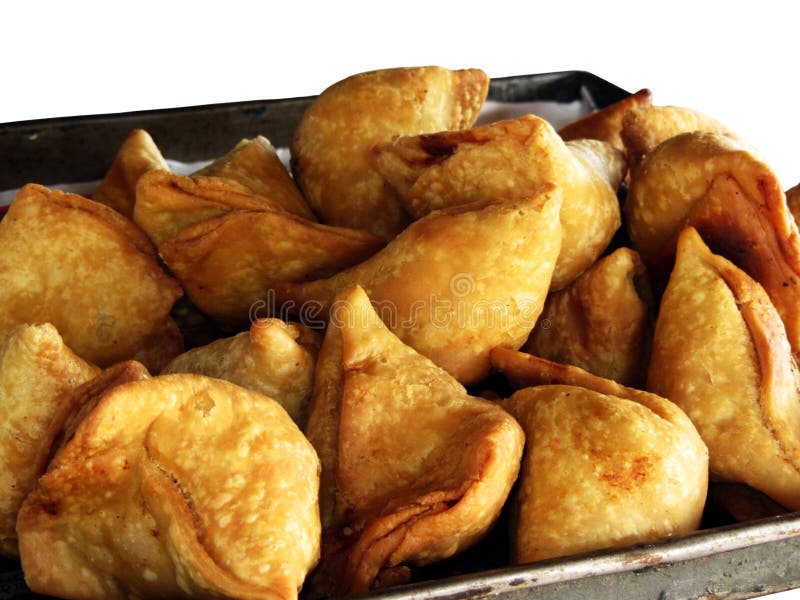 Samosa isolated on white stock photo. Image of color - 45061406