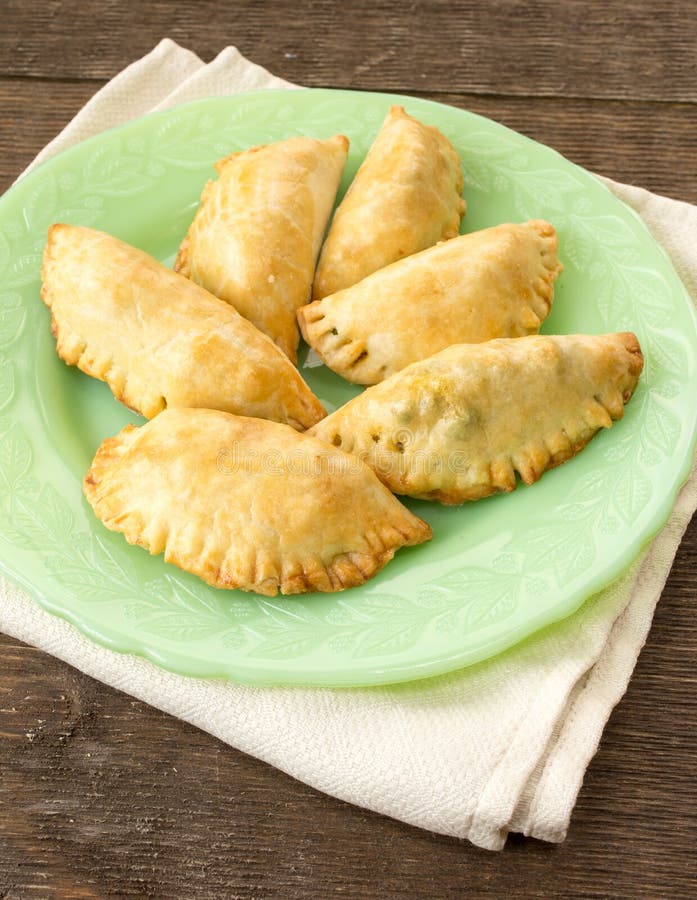 Samosas Fried Indian Vegetable Pastries Stock Photo - Image of snack ...