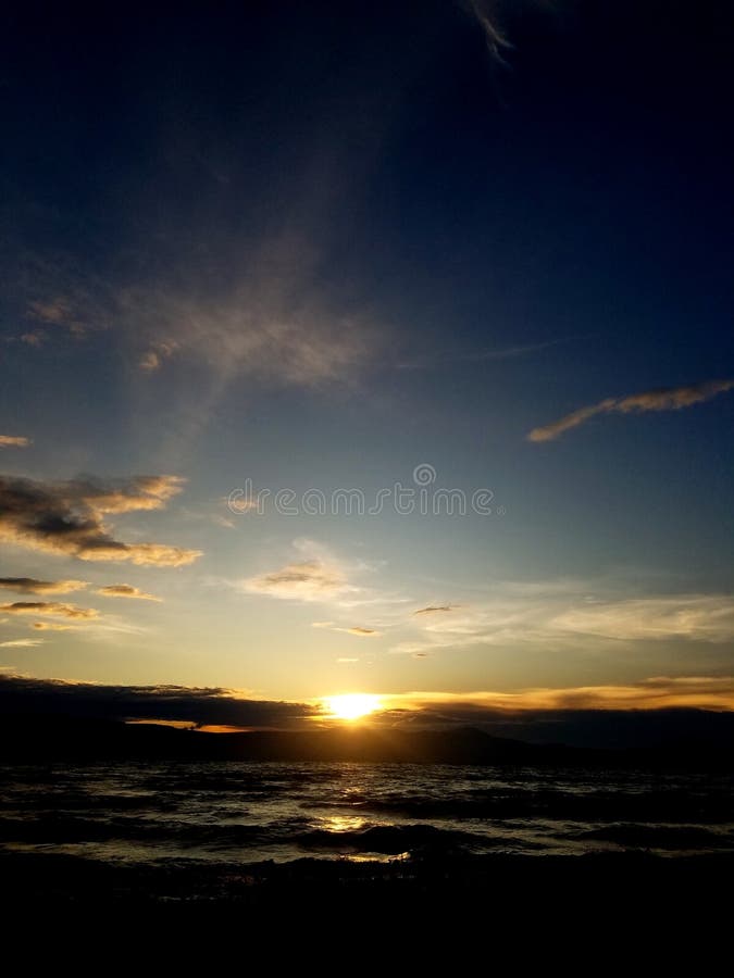 Samosir sunset stock photo. Image of samosirbeach, lake - 292625626