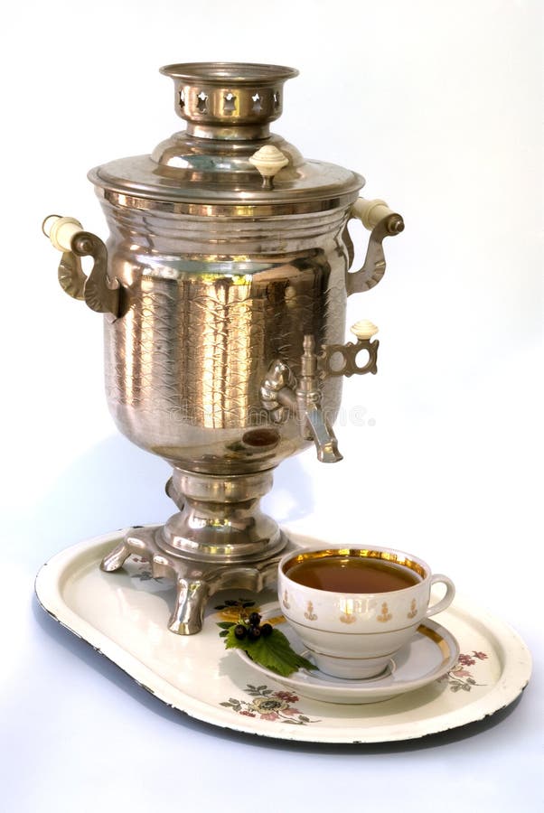 Russian samovar stock image. Image of meal, russia, history - 34246043