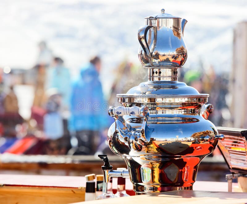 Samovar stock image. Image of floury, doughnut, drinking - 13781127