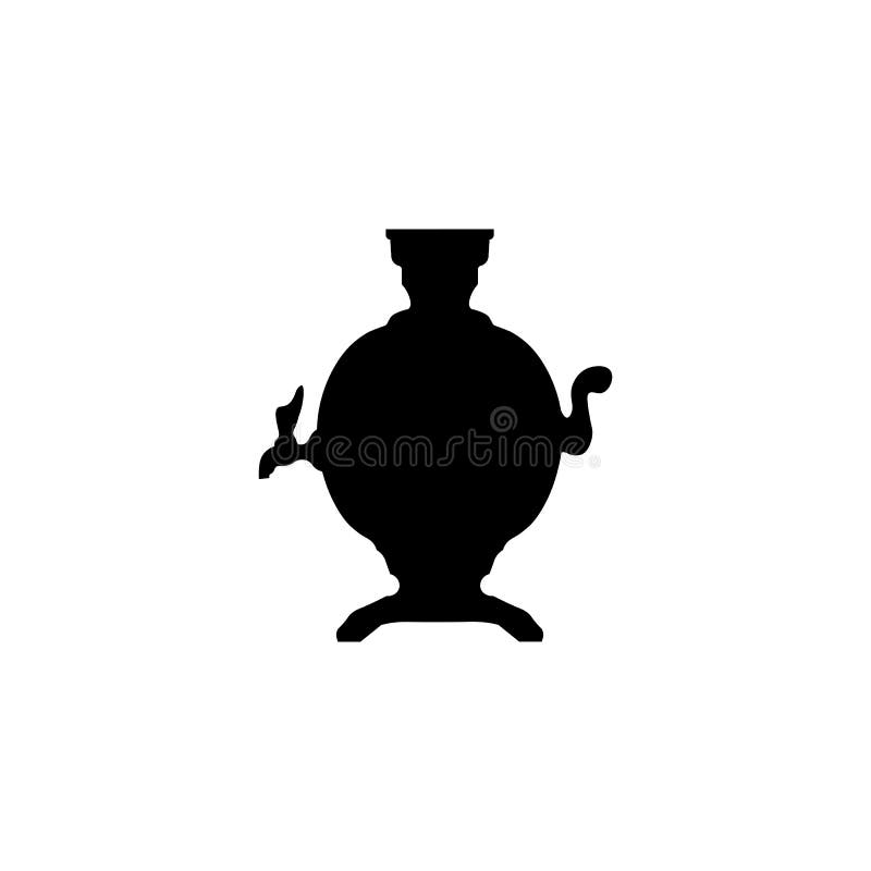 Samovar Black Sign Icon. EPS 10 Vector Illustration Stock Illustration ...