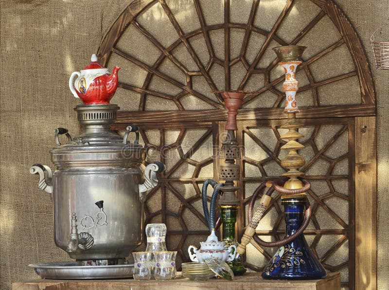 Samovar & hookahs stock image. Image of house, instrument - 33659397