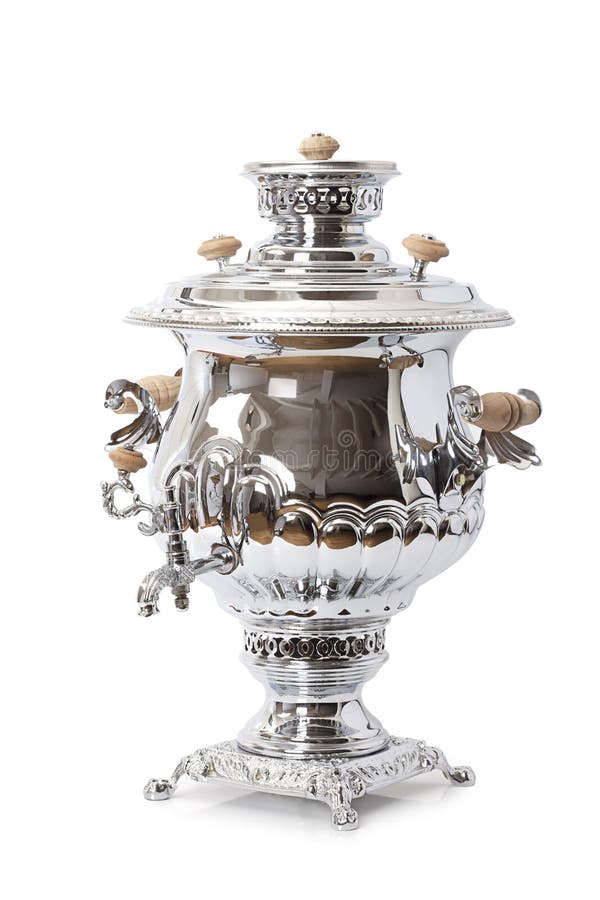 Russischer Samowar stockfoto. Bild von haus, überholt - 40114840