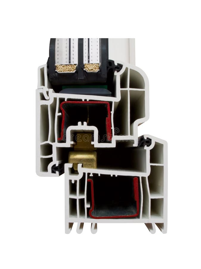 Sample 3 PVC of a window stock photo. Image of sample - 5103334