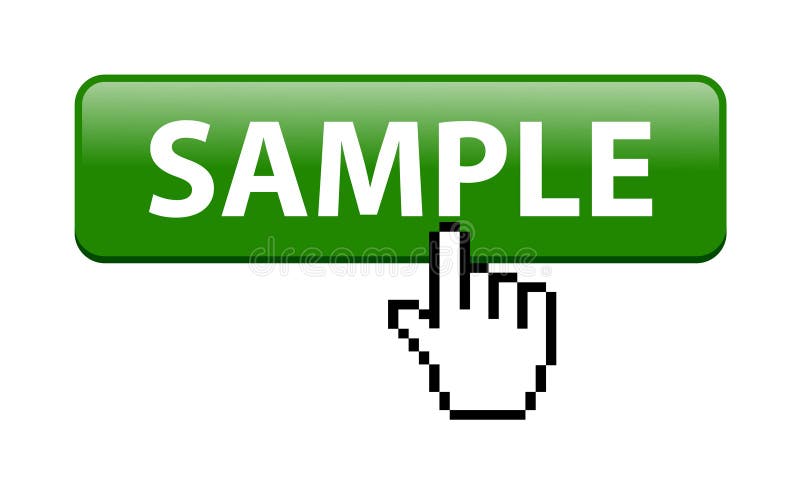 Sample button stock vector. Illustration of icon, business - 220540733