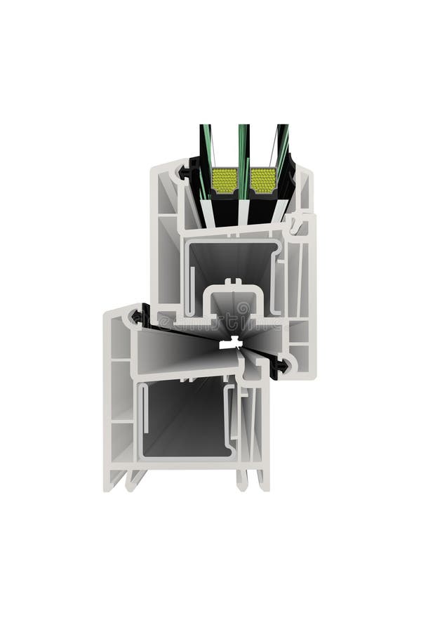 Sample 3 PVC of a window stock photo. Image of sample - 5103334