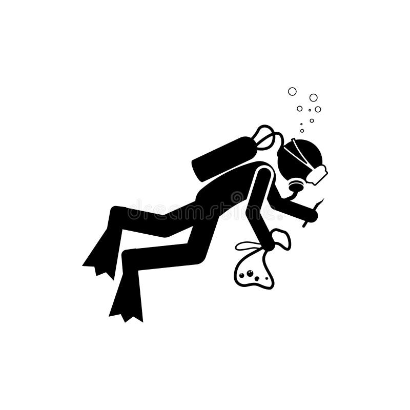 Diving Pictogram, New Sport Icon Stock Vector - Illustration of icon ...