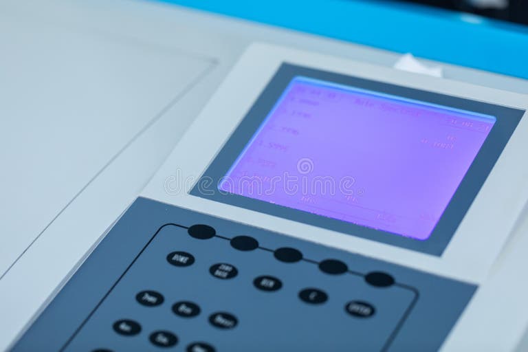 Spectrophotometer for Lab Experiments. Stock Photo - Image of ...