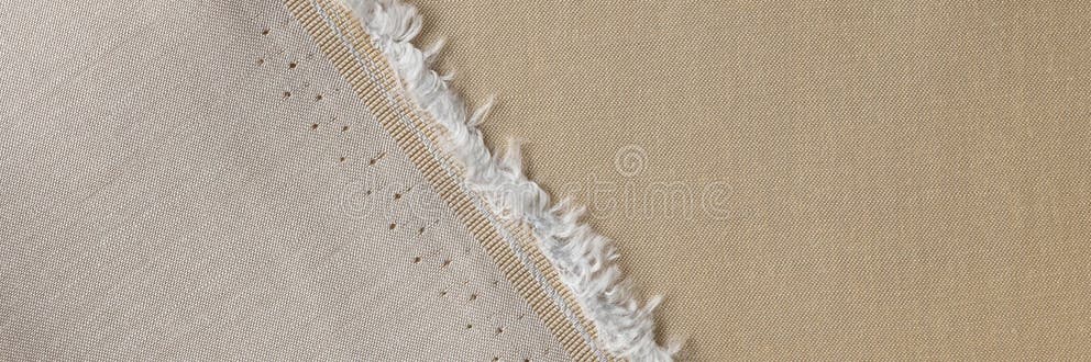 Sample Beige Fabric with Front and Back Side for Fabrics Catalogue ...