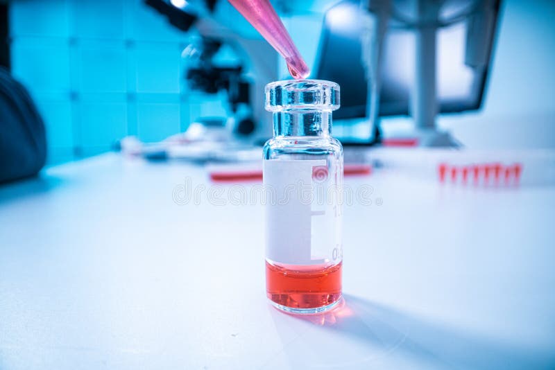 Sample of Biological Sample for DNA Analysis Stock Photo - Image of ...