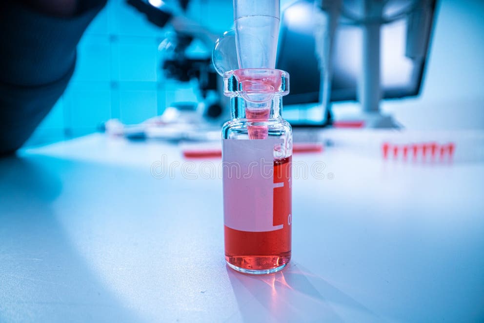 Sample of Biological Sample for DNA Analysis Stock Image - Image of ...