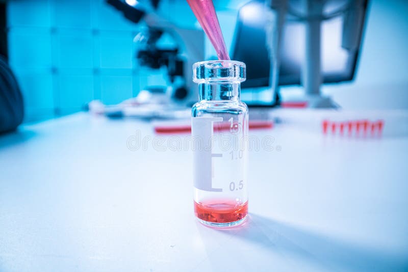 Sample of Biological Sample for DNA Analysis Stock Image - Image of ...