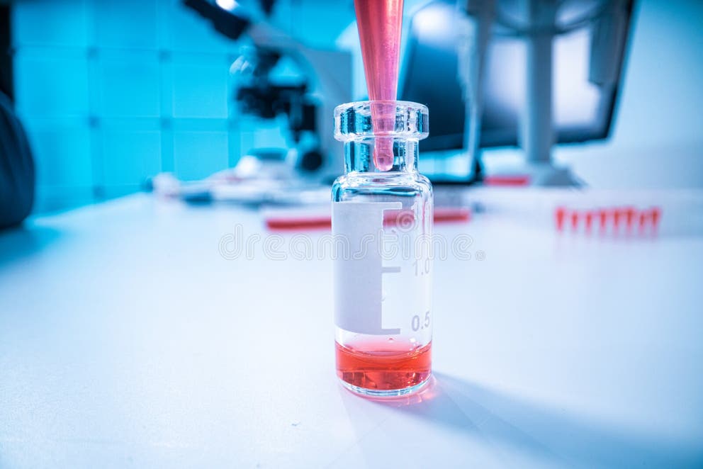 Sample of Biological Sample for DNA Analysis Stock Image - Image of ...