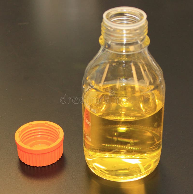 Sample bottle stock image. Image of biochemistry, yellow - 29470273