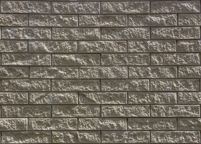 Sample Brick and Stone Walls on a Construction Site Stock Photo - Image ...