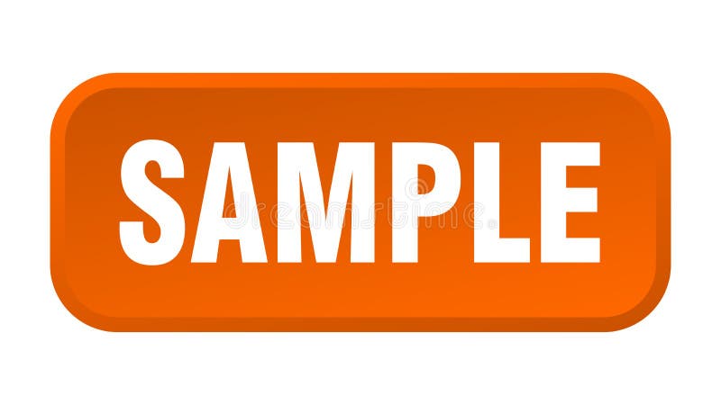 Sample Button. Sample Sign. Key. Push Button Stock Vector ...