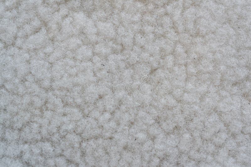 A Sample of White Wool Leather Cloth for Sewing Stock Photo - Image of ...