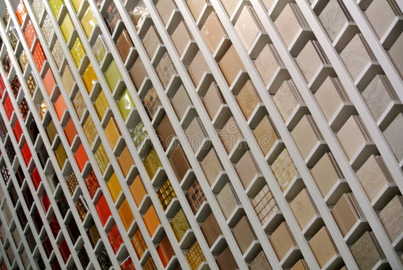 Sample of colored tiles stock photo. Image of granite - 119397122