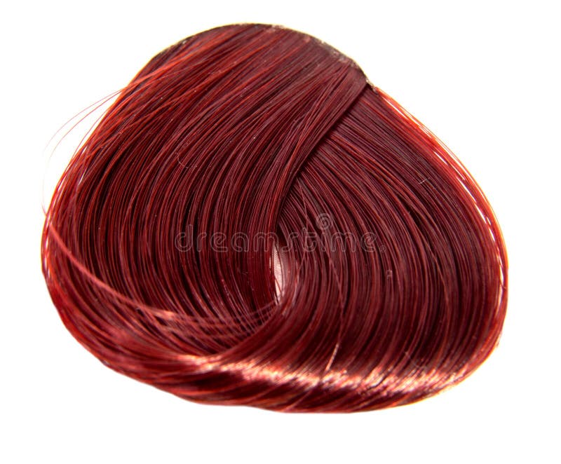 Sample of Colorful Hair on White Stock Image - Image of salon, coloring ...
