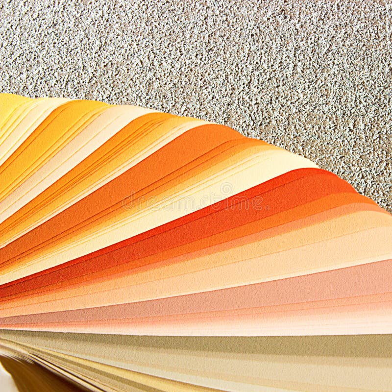 Sample Colors Catalog. Color Palette Guide Stock Photo - Image of ...