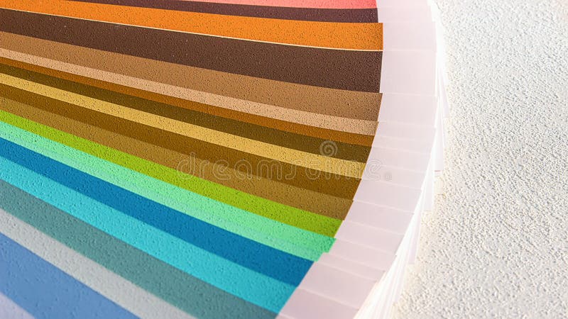 Sample Colors Catalog. Color Palette Guide Stock Photo - Image of chart ...