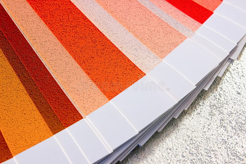 Sample Colors Catalog. Color Palette Guide Stock Image - Image of ...