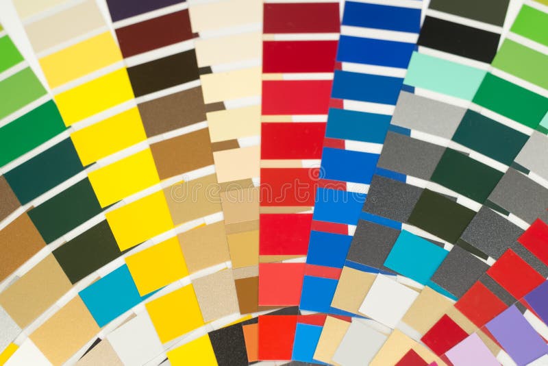 Sample colors catalogue stock photo. Image of identification - 230772906