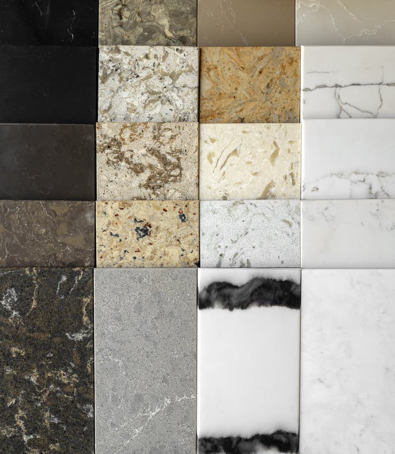 Sample of Artificial Acrylic Stone for Kitchen Countertops and Other ...