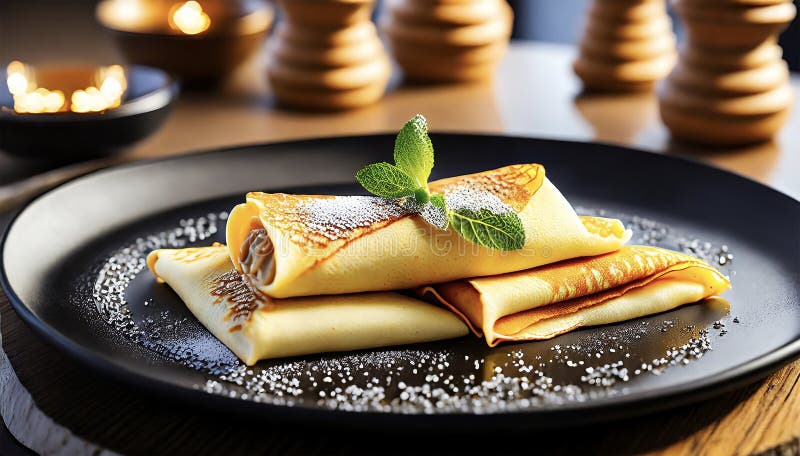 Sample Dessert Presentations from World Cuisine. Stock Photo - Image of ...