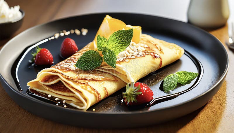 Sample Dessert Presentations from World Cuisine. Stock Image - Image of ...