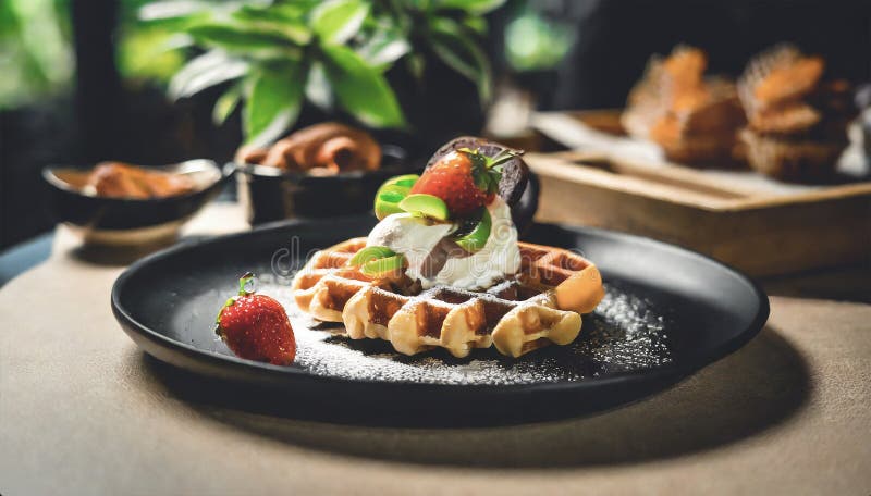 Sample Dessert Presentations from World Cuisine. Stock Image - Image of ...