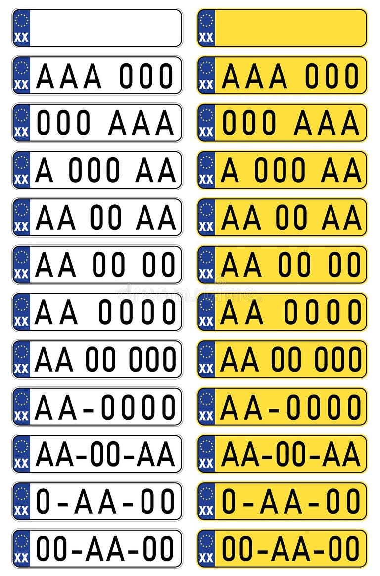 Malta Number Plate Stock Illustrations – 17 Malta Number Plate Stock ...