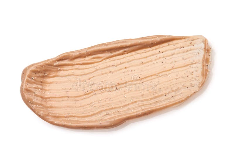 Sample of Foundation for Face. Smear of Makeup Sample. Stock Image ...