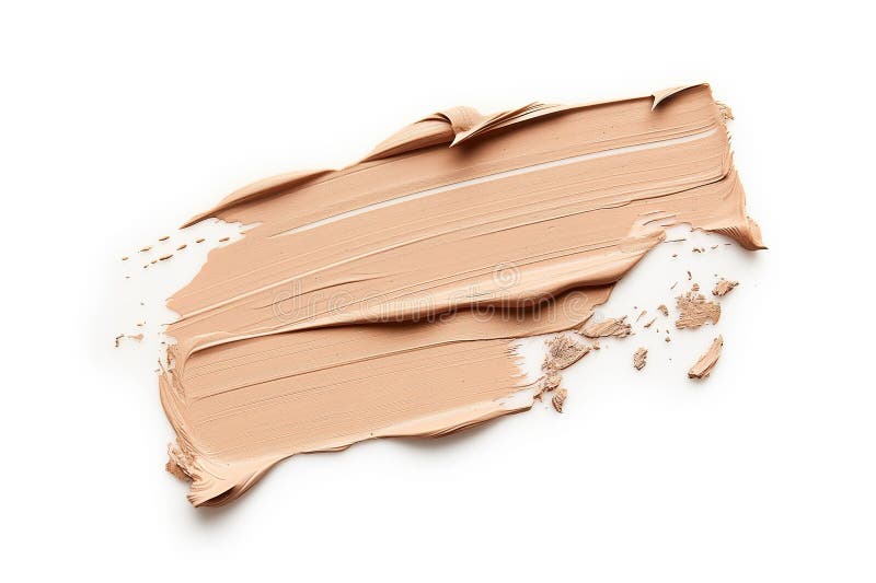 Sample of Foundation for Face. Smear of Makeup Samples Stock ...