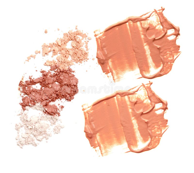 Sample of Foundation Tone Cream. Stock Photo - Image of curve, fluid ...