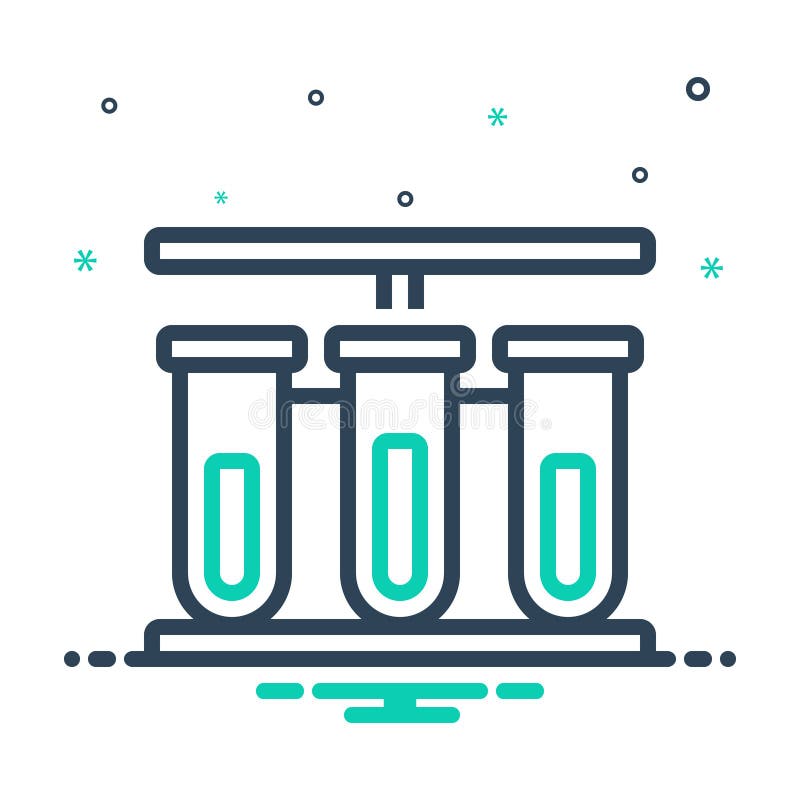 Mix Icon for Sample, Specimen and Sampler Stock Vector - Illustration ...