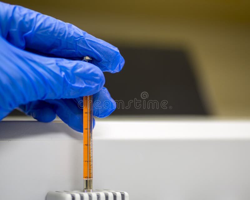 Sample injection stock photo. Image of medicine, hand - 164964182