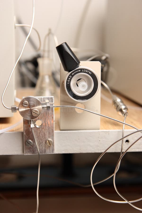 Sample injector stock image. Image of chromatography, elution - 4746183