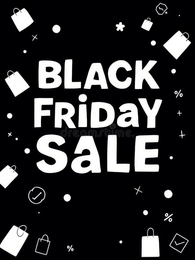 Black Friday Sale Graphic Resource Promotional Banner, AI-Generated ...