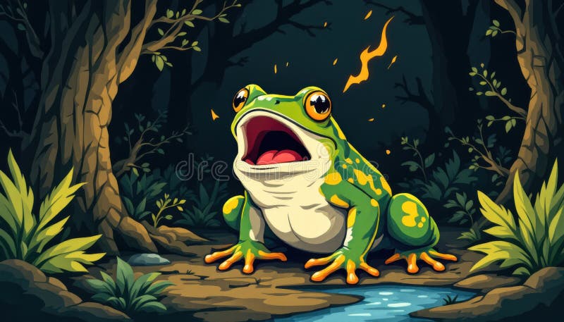 Sample stock illustration. Illustration of amazing, forest - 357549117