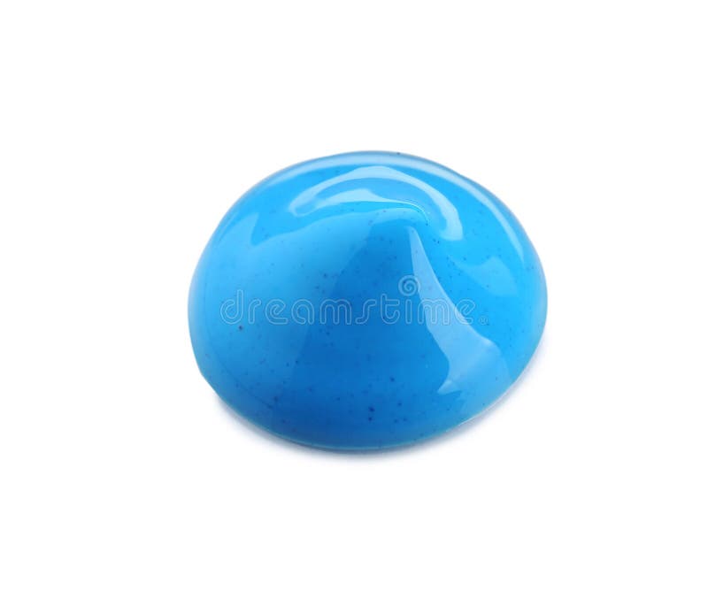 Sample of Light Blue Paint on White Background Stock Image - Image of ...