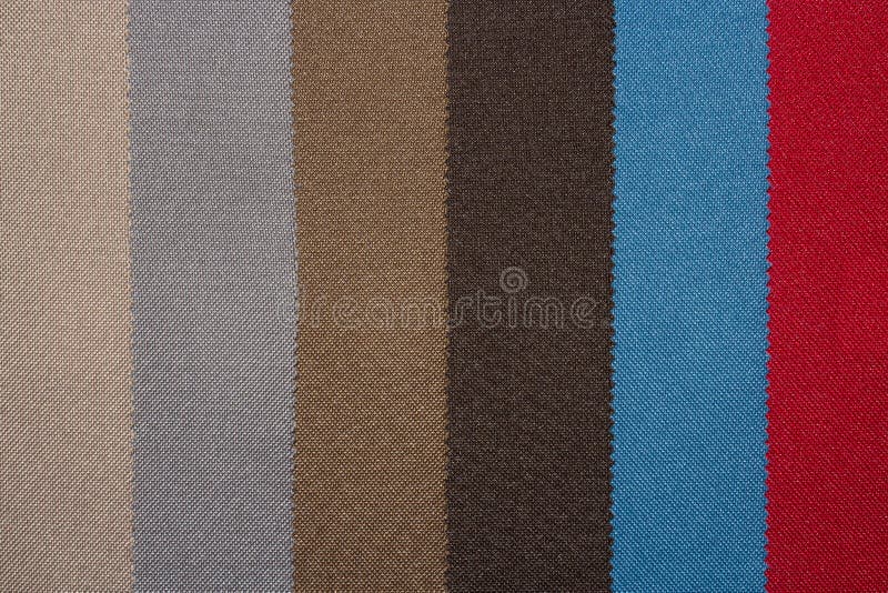 A Sample of Multi-colored Textures of Fabrics. Stock Photo - Image of ...